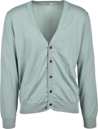 Mauro Grifoni Homme, Pulls, Vert, Taille: XS Cardigan