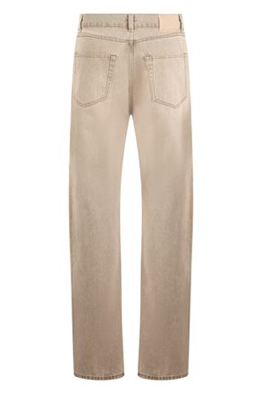 Our Legacy Mens Straight-Leg Denim Trousers Beige Cotton Regular & Jeans