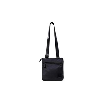 A|X Armani Exchange Homme, Sacs, Noir, Taille: ONE Size Logo Patch Flat Messenger Bag