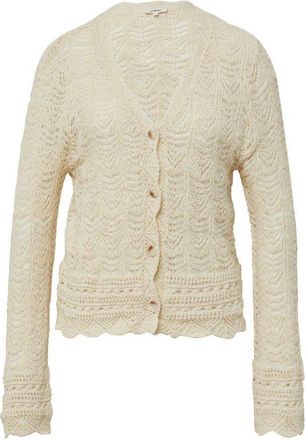 s.Oliver Cardigan Indoor-Jacke Cardigan aus Ajourstrick mit V-Ausschnitt