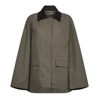 Toteme Sommerliche Landjacke - - Jackets - Damen - Gr&uuml;n - XS