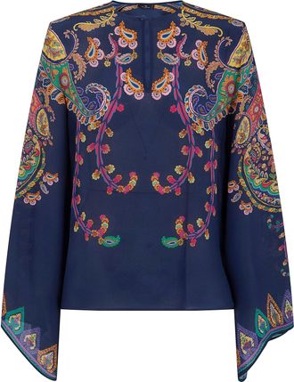 Etro Printed Scarf Cape