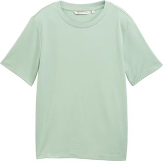 Tom Tailor Damen 1041160 T-Shirt, 13632-Fresh Mint Green, L