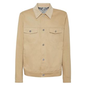 Billionaire Boys Club Homme, Vestes, Beige, Taille: 6XL Manteau en coton
