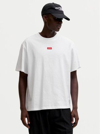 Jack & Jones Jack & Jones T-Shirt Club Badge 12295036 Wei&szlig; Regular Fit