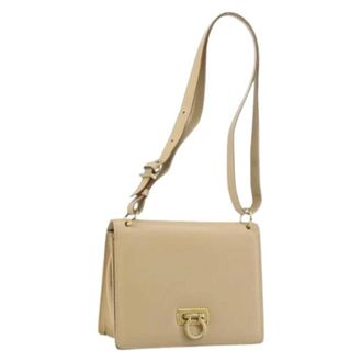 Ferragamo Pre-owned Schultertasche - - Pre-owned - Damen - Beige - ONE SIZE