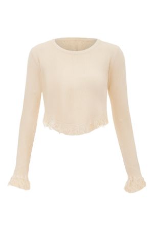 Mymo Pullover Frauen Beige