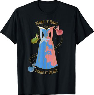 Disney Princess Sleeping Beauty 65th Anniversary Pink & Blue T-Shirt
