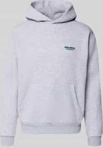 Review Regular Fit Hoodie aus Baumwoll-Mix mit Logo-Print