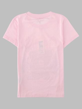 Ganni Printed Organic Cotton T-Shirt - Pink