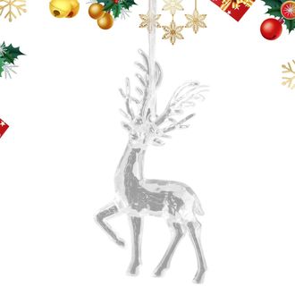 Generic Kristall Weihnachtsschmuck, Transparente Acryl Festtagsdekoration, Weihnachts Winter Ornamente, Für Thanksgiving Geburtstag Zuhause Büro Schule Wohnhe