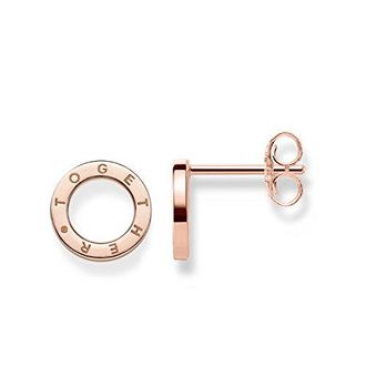 Thomas Sabo Boucles doreilles rondes Together pour femmes en argent sterling 925 H1946-415-12