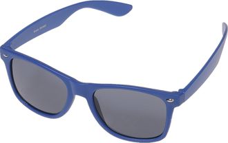 Miobo Sonnenbrillen Party Brillen 1980 style Retro Atzen Nerdbrille Hornbrille Sonnenbrille oder Klarglas Schwarz (Dunkelblau Sonnenbrille)