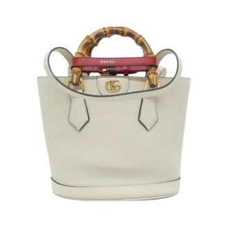 Gucci Sac seau vintage Pre-owned - Femme - Pre-owned - Blanc - Taille: ONE Size