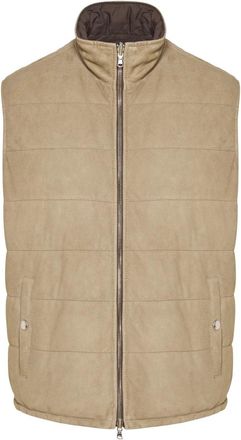 Barba Homme, Vestes, Beige, Taille: L Kent Reversible Vest