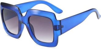 Generic Lunettes De Soleil &Agrave; Monture Large For Hommes Et Femmes, Id&eacute;ales For Les D&eacute;placements Quotidiens Vacances(Blue)