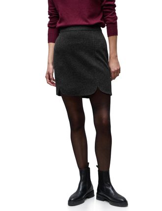 Street One Rock in Woll-Optik Anthracite Melange 34