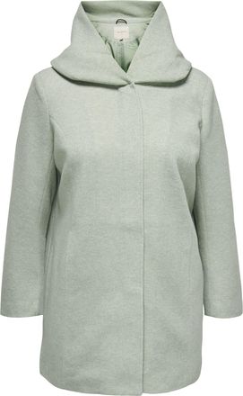 Only Carmakoma Damen Carsedona Light Coat Otw Noos Mantel, Lily Pad/Detail:MELANGE, XL/54 EU