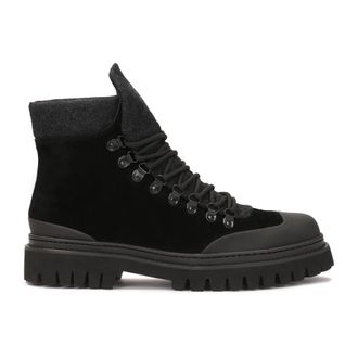 Kazar Wildleder-Schn&uuml;rstiefel - - Shoes - Herren - Schwarzk - 43 EU
