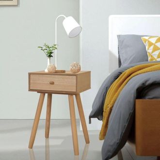 vidaXL Nachttische 2 Stk. Massivholz Kiefer 40x30x61 cm Braun - Vidaxl