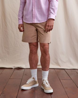 Faguo Short taupe coton