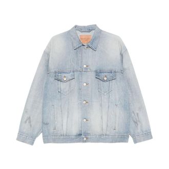 Balenciaga Masking Tape Jacke - - Jackets - Herren - Blau - S