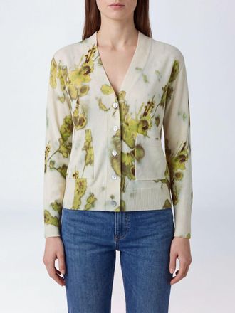 In Bed With You Tartan-Wollcardigan mit V-Ausschnitt und Knopfleiste