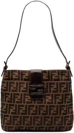 Fendi Hobo Bags - Zucca Canvas Shoulder Bag - Gr. unisize - in Braun - f&uuml;r Damen
