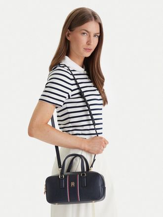 Tommy Hilfiger Handtasche Tommy Hilfiger Th Daily Crossover Corp AW0AW18641 Dunkelblau