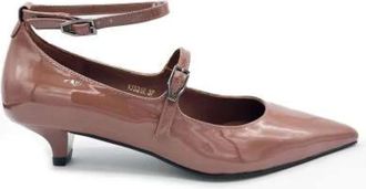 Jeannot Femme, Chaussures, Brun, Taille: 40 EU Escarpins en vernis moka mousse