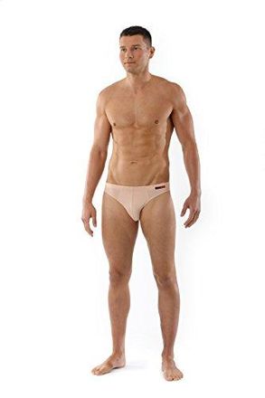 Albert Kreuz Lot de 2 slips en coton stretch bio pour homme, beige, 3X-Large