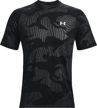Under Armour T-Shirt &agrave; Manches Courtes en Jacquard pour Homme, Noir, M