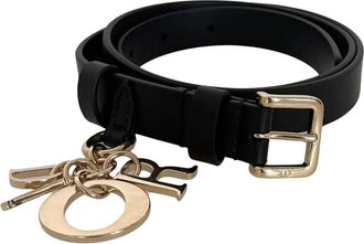 Dior Gürtel - Christian Dior Miss Dior belt in smooth calfskin l - Gr. ONE SIZE - in Schwarz - für Damen