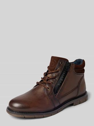 Bugatti Boots aus Leder-Textil-Mix mit Rei&szlig;verschluss Modell Mate