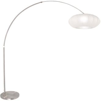 Steinhauer Lampe arc lampadaire lampe de salon m&eacute;tal soie H 240 cm 3806ST