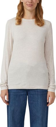 s.Oliver Feines Longsleeve aus Viskosestretch im Slim Fit