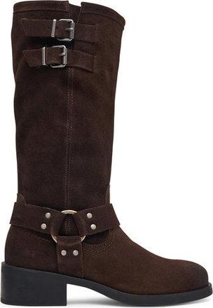 Tommy Jeans Klassische Stiefel Tjw Brushed Suede Biker Boots EN0EN03110 Dunkelbraun