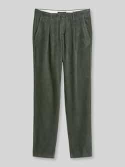 Marc O'Polo Tapered Fit Cordhose aus Baumwolle mit Bundfalten
