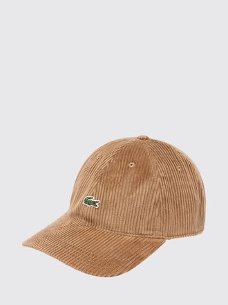 Lacoste Casquette de baseball en velours c&ocirc;tel&eacute; avec logo crocodile brod&eacute;