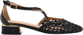Gioseppo Brillion Sandale mit spitzer Zehenpartie und Flechtmuster - - Shoes - Damen - Schwarzk - 41 EU