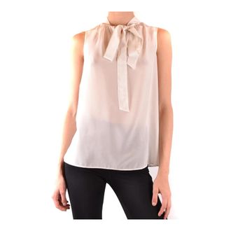 Moschino &Auml;rmelloses Top - - Tops - Damen - Wei&szlig; - M