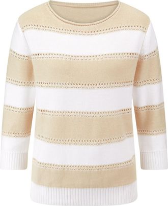 Peter Hahn Pullover U-Boot-Ausschnitt Peter Hahn beige