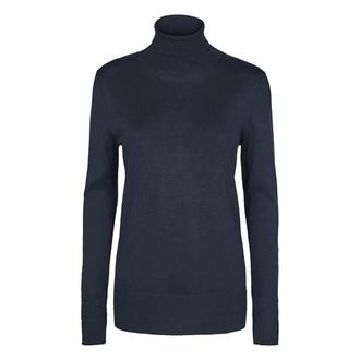 Kaffe Rollkragen Strick Midnight Marine - - Knitwear - Damen - Blau - 2XL