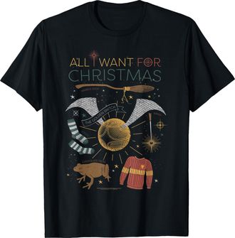 Harry Potter Weihnachten Harry Potter All I Want For Christmas T-Shirt