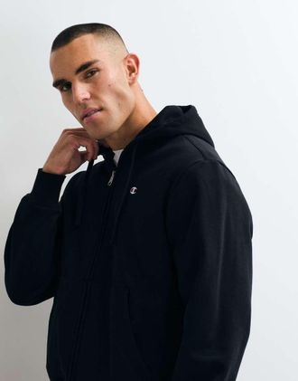 Champion Champion Modern Heritage sweat &agrave; capuche zipp&eacute; int&eacute;gral noir