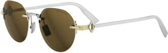 Dior CD Diamond R5U Sonnenbrille - - Accessories - unisex - Grau - 50 MM