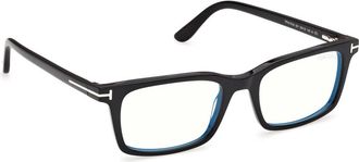 Tom Ford Homme, Accessoires, Noir, Taille: 53 MM Clip Eyeglasses