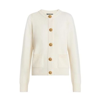 Balmain Cardigans - - Knitwear - Damen - Wei&szlig; - S