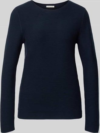 Tom Tailor Regular Fit Strickpullover aus reiner Baumwolle