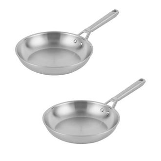 Ninja EverClad 2-teiliges Pfannen-Set aus Edelstahl, geeignet f&uuml;r alle Herdarten, sogar Induktion, ofenfest bis 300 &deg;C, durchgehender Induktionsboden, C9200